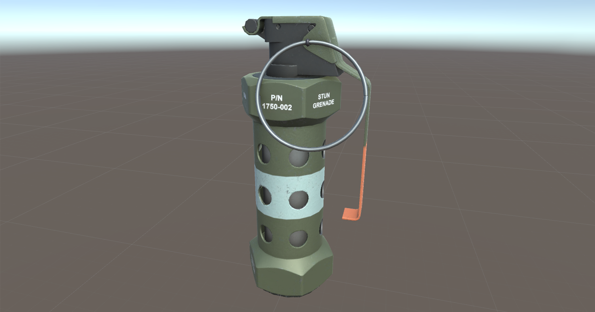 M-84 Stun Grenade | 3D | Unity Asset Store
