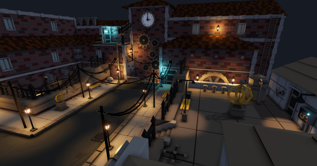 Steampunk Low Poly Pack | 3D Environments | Unity Asset Store