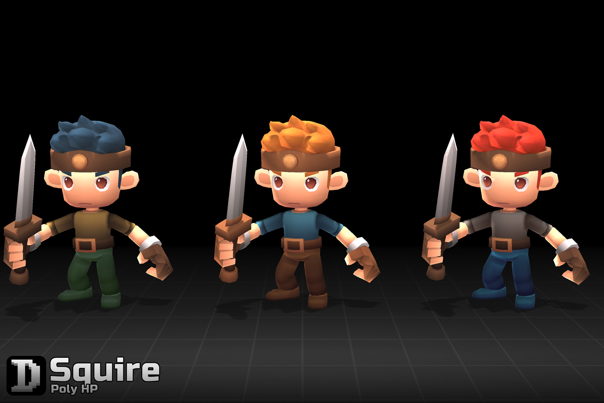 Poly HP - Squire | Characters | Unity Asset Store