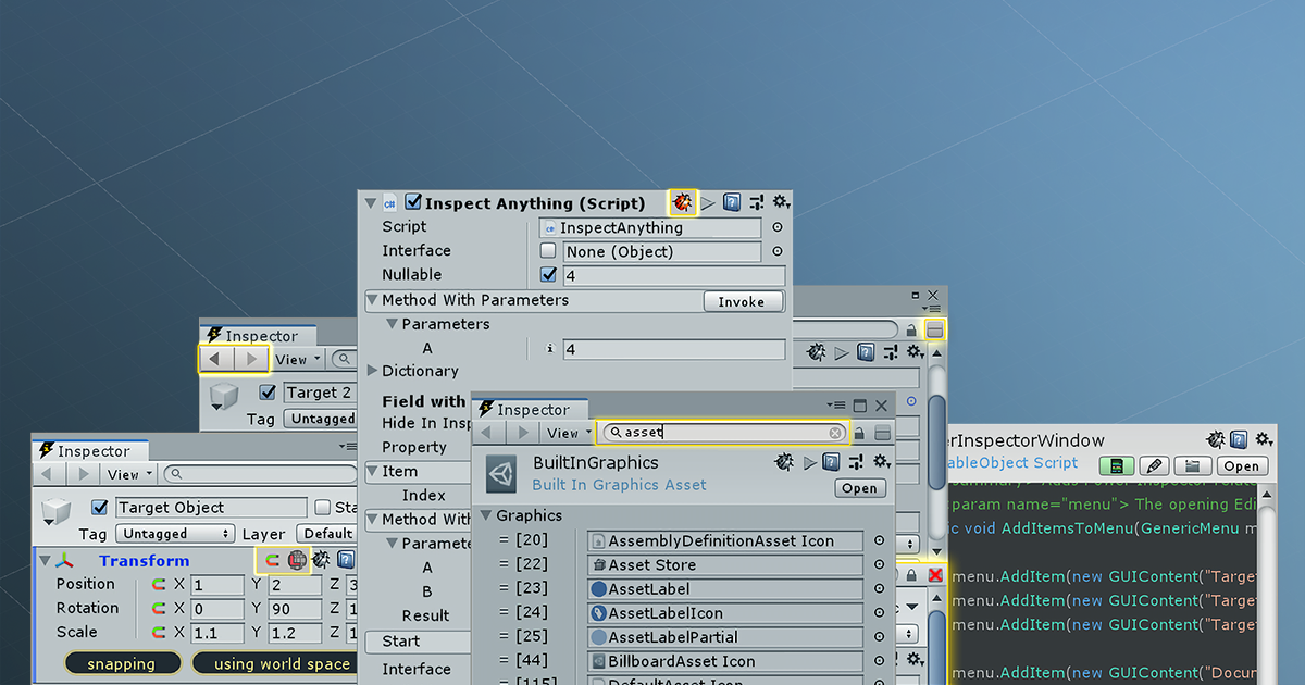 Power Inspector Utilities Tools Unity Asset Store