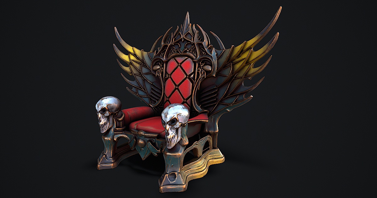 Fantasy Throne 7 | 3D Furniture | Unity Asset Store