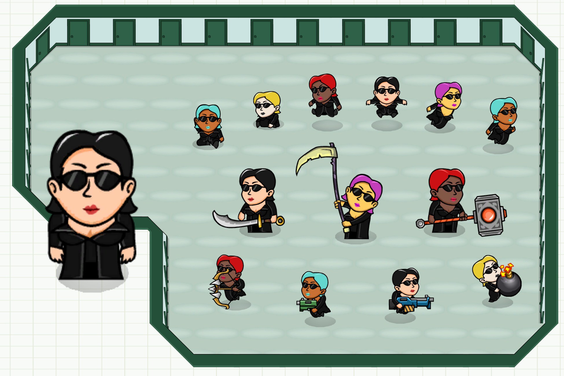 2D Character - Goth | 2D Characters | Unity Asset Store