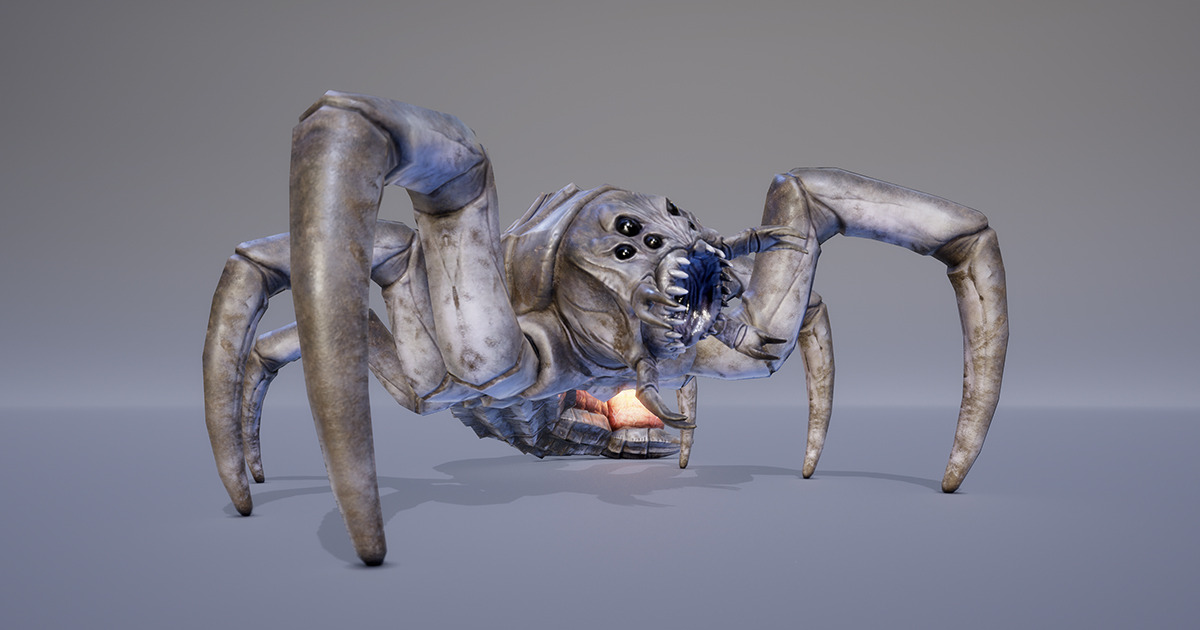 MONSTER: GIGABDOMOCAUDA LARVA | 3D Creatures | Unity Asset Store
