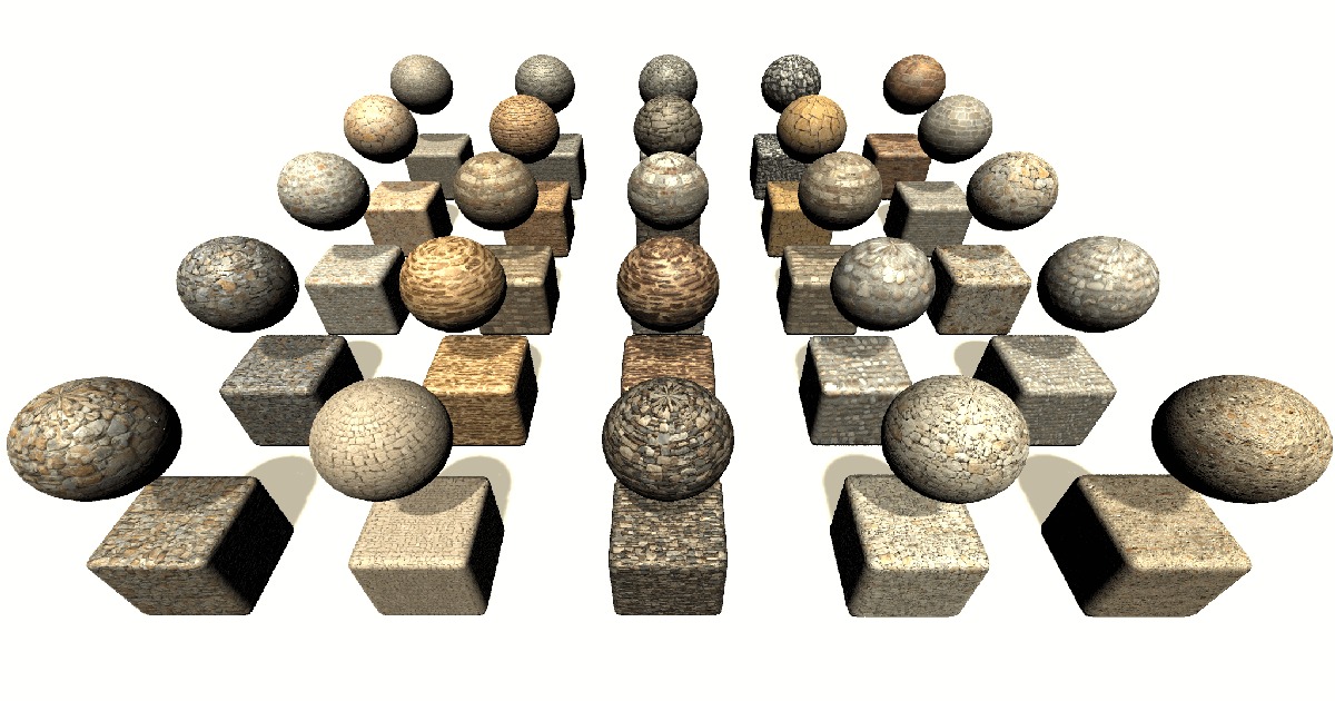 50 Stone Wall Materials Ready, Volume. 21 | 2D Brick | Unity Asset Store