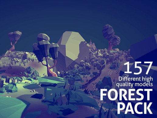 Cartoon Low Poly Forest Mega Pack | 3D Landscapes | Unity Asset Store