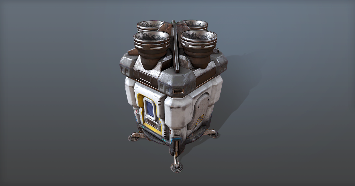 Sci-Fi Space Pod | 3D Props | Unity Asset Store