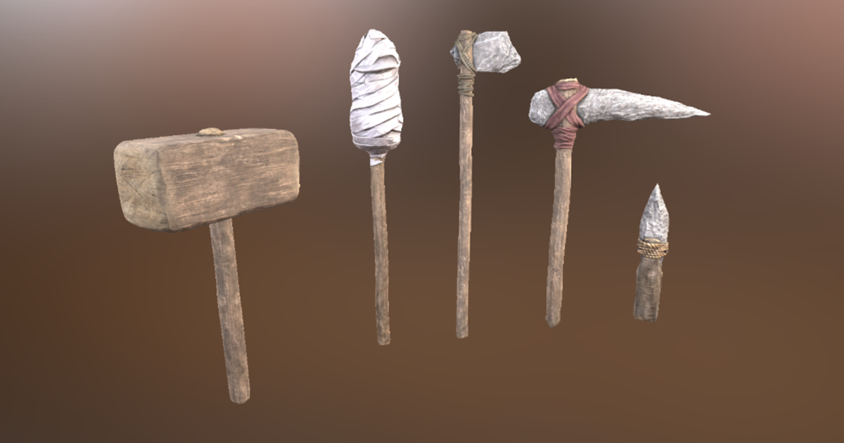 PBR Survival Tools | 3D Tools | Unity Asset Store