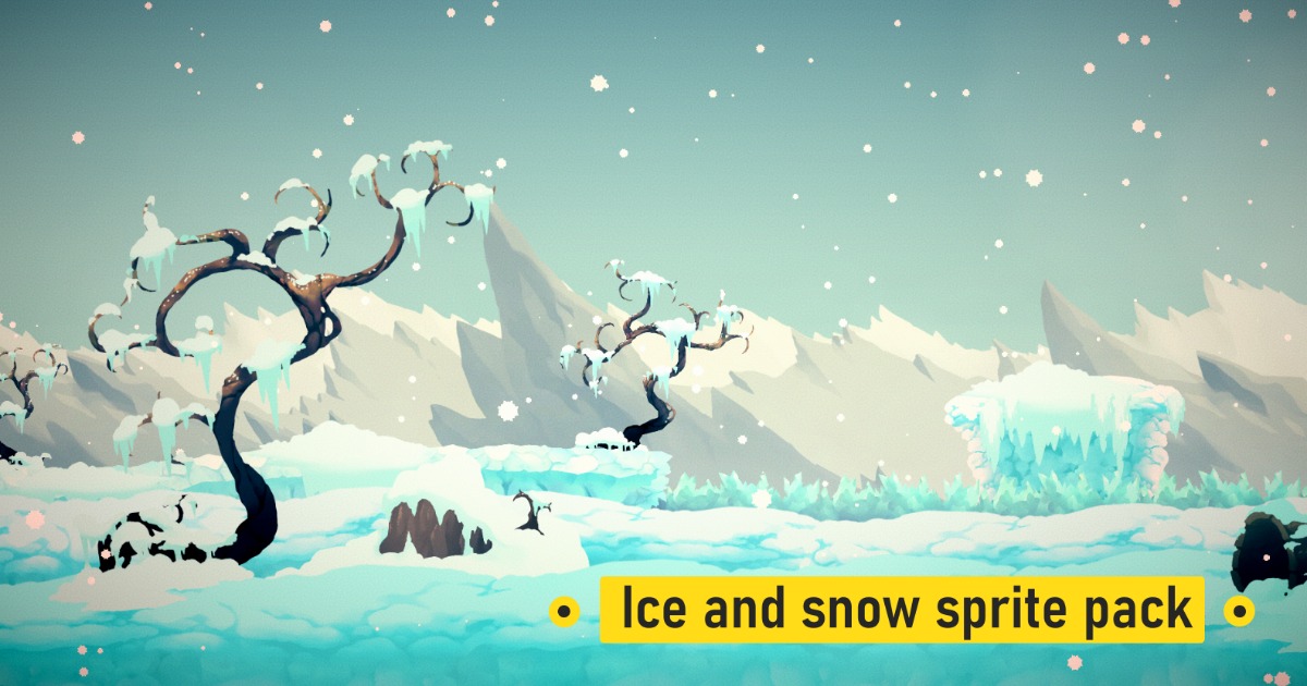 Ice and Snow sprite pack. | 2D Environments | Unity Asset Store
