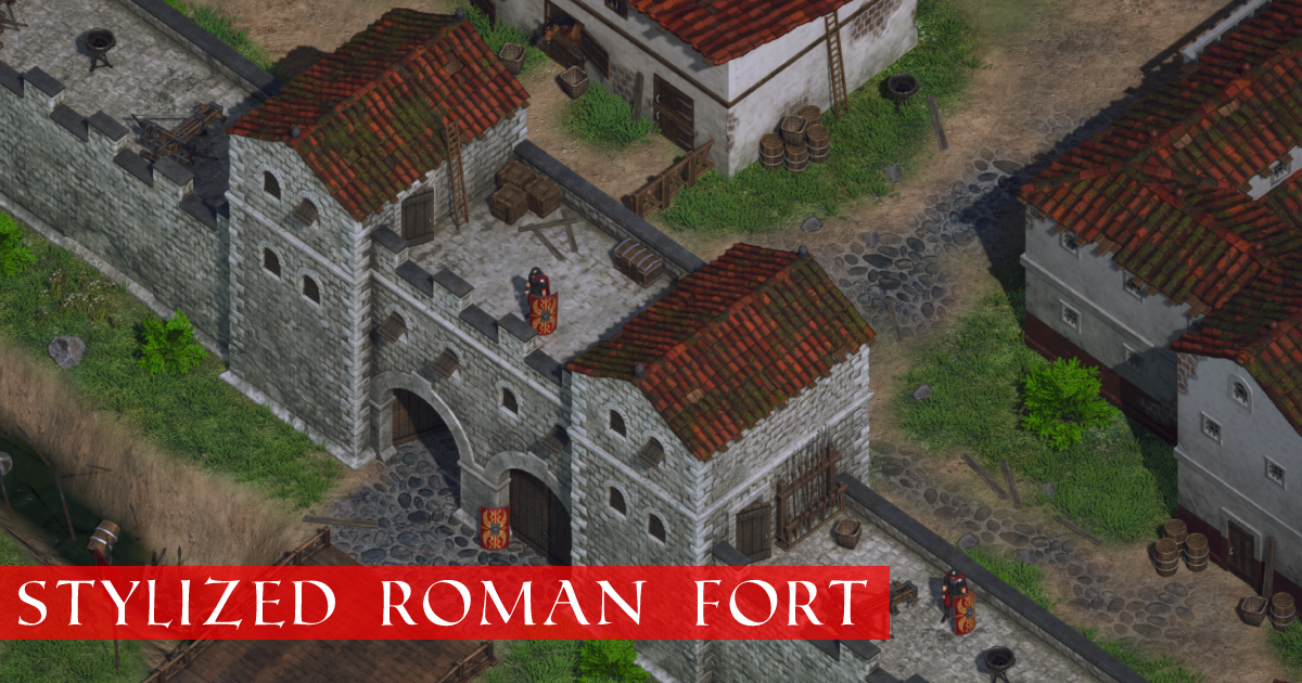 Roman fort | 3D Historic | Unity Asset Store