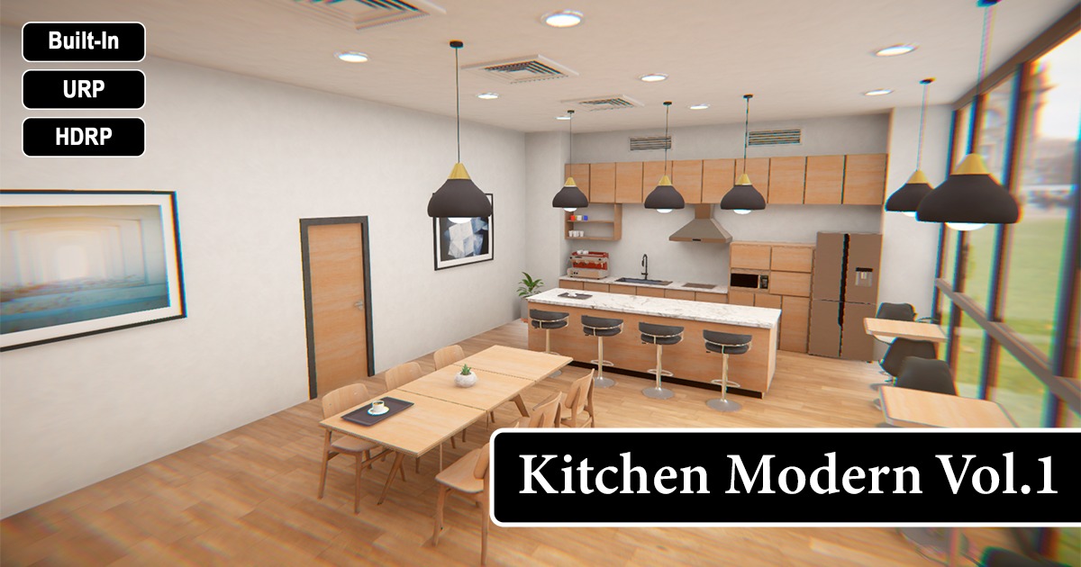 Kitchen Modern Vol.1 | 3D Environments | Unity Asset Store