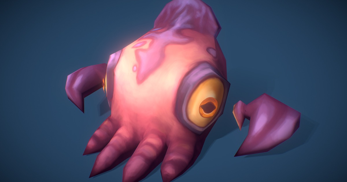 Micro Squid Dave - Hand Painted | 3D Characters | Unity Asset Store