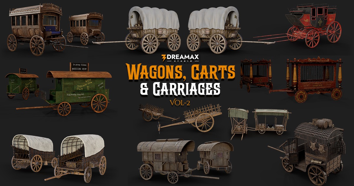 Medieval Wagons, Carts & Carriages Vol. 2 – Horse & Ox-Drawn Transport ...