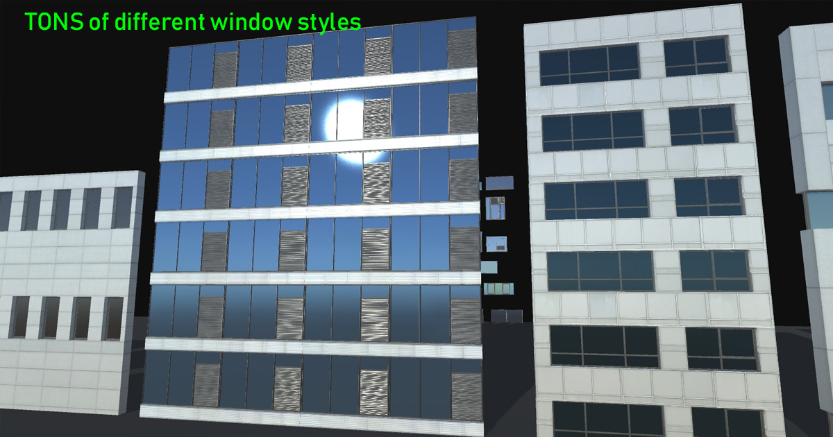 Highrise Windows and Walls | 3D Exterior | Unity Asset Store