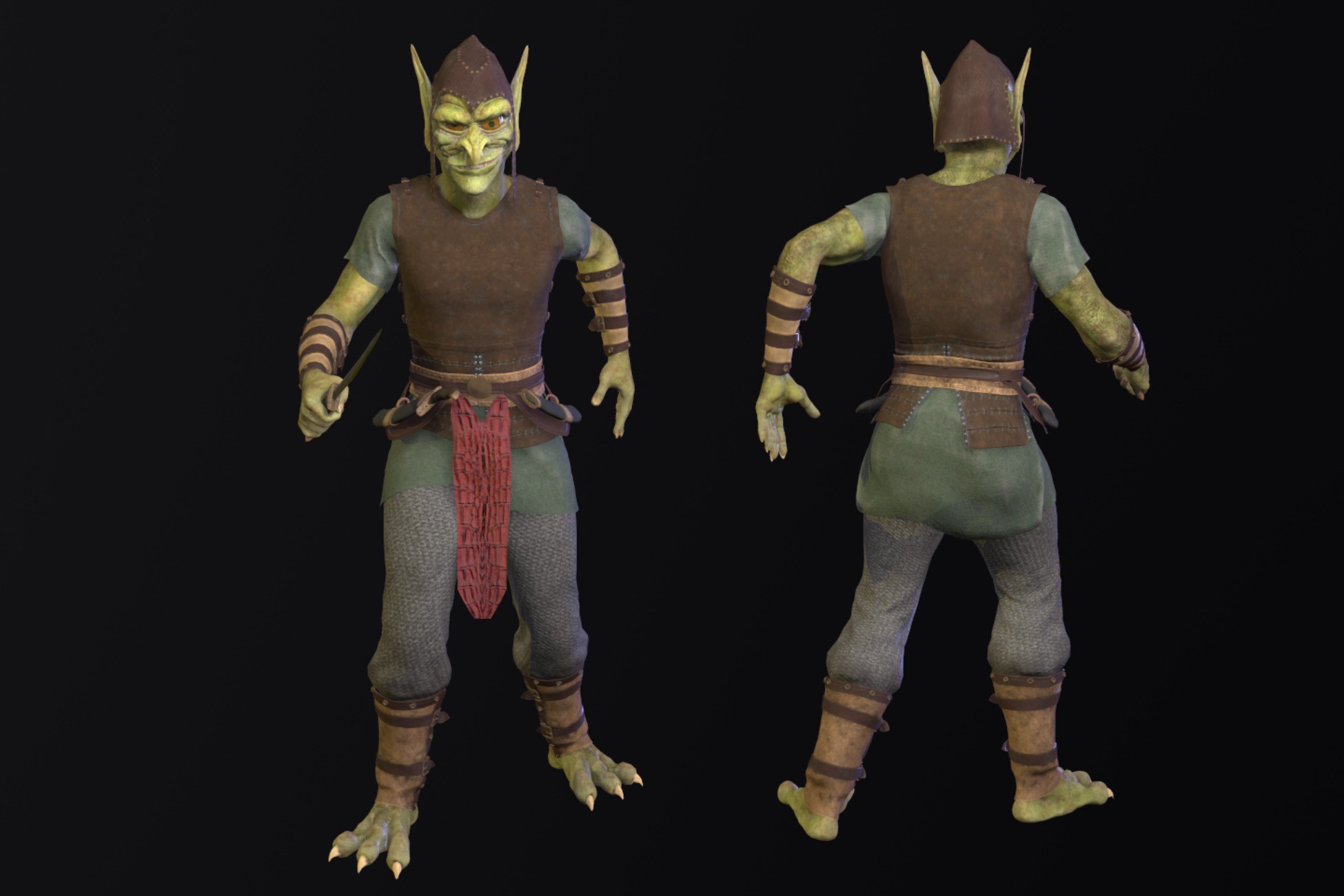 Goblin tricky scammer | 3D Characters | Unity Asset Store