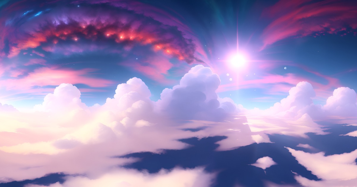 Skybox: Aurora above the clouds | 2D Sky | Unity Asset Store
