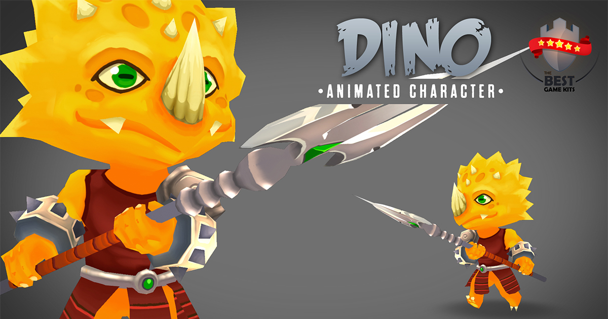 Dino 3D Animated Character | 3D Characters | Unity Asset Store