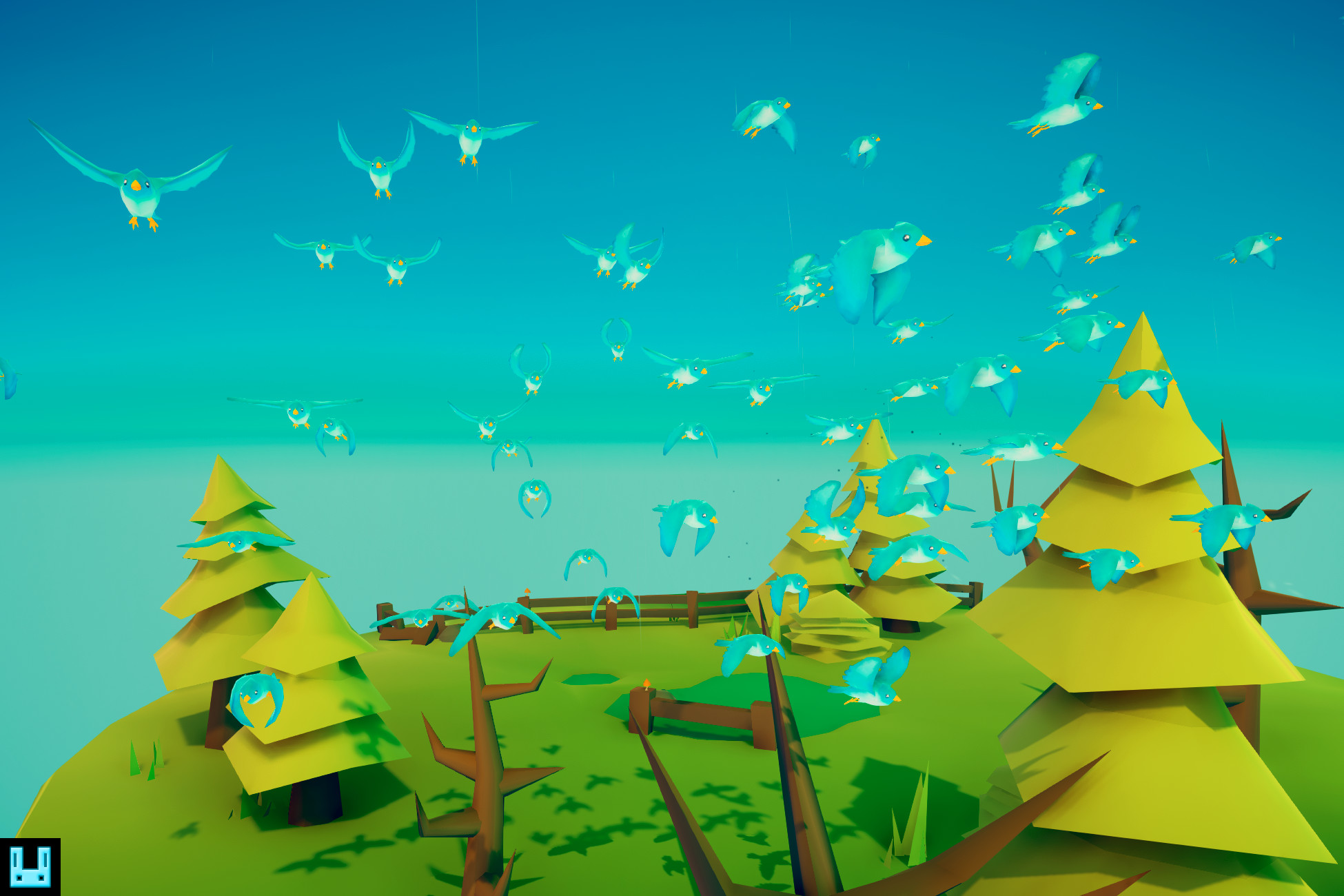 Sparrow Toon Bird Flock | 3D Characters | Unity Asset Store