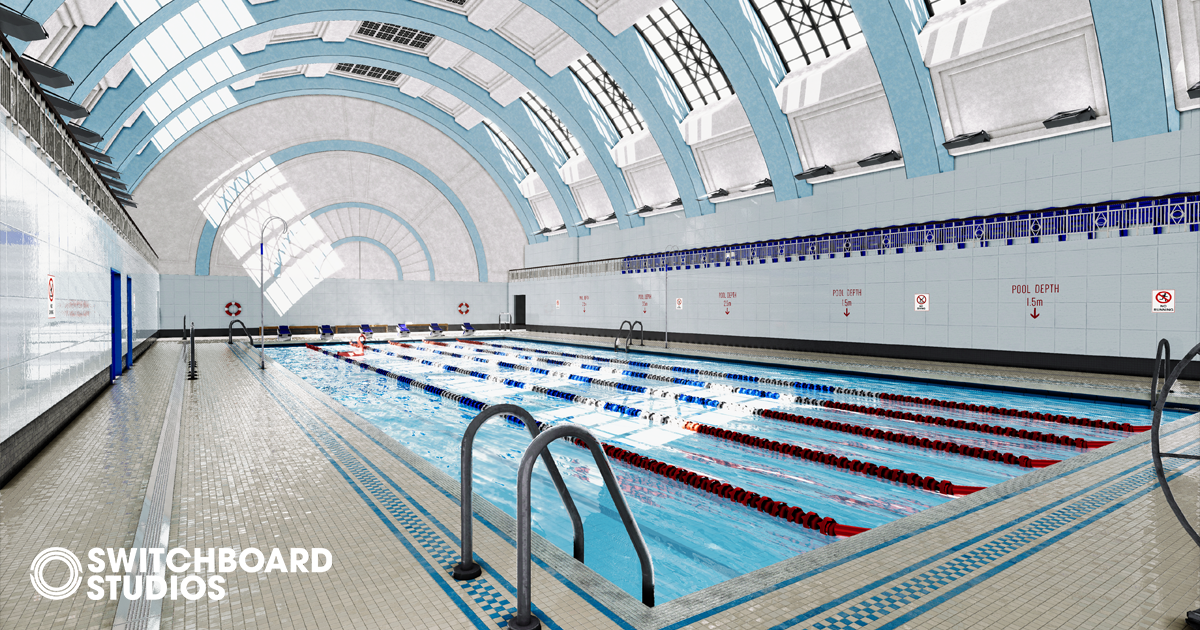 Modular Swimming Pool Megapack | 3D Environments | Unity Asset Store