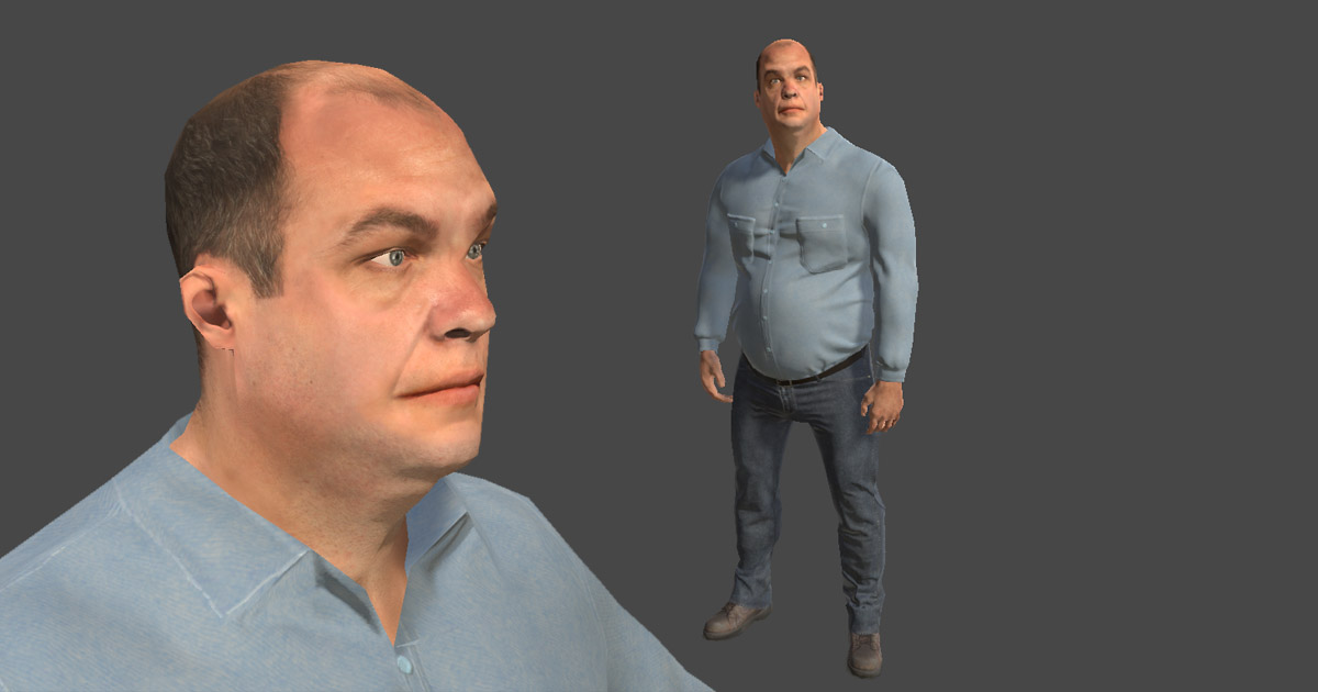 Blue Collar Guy | キャラクター | Unity Asset Store