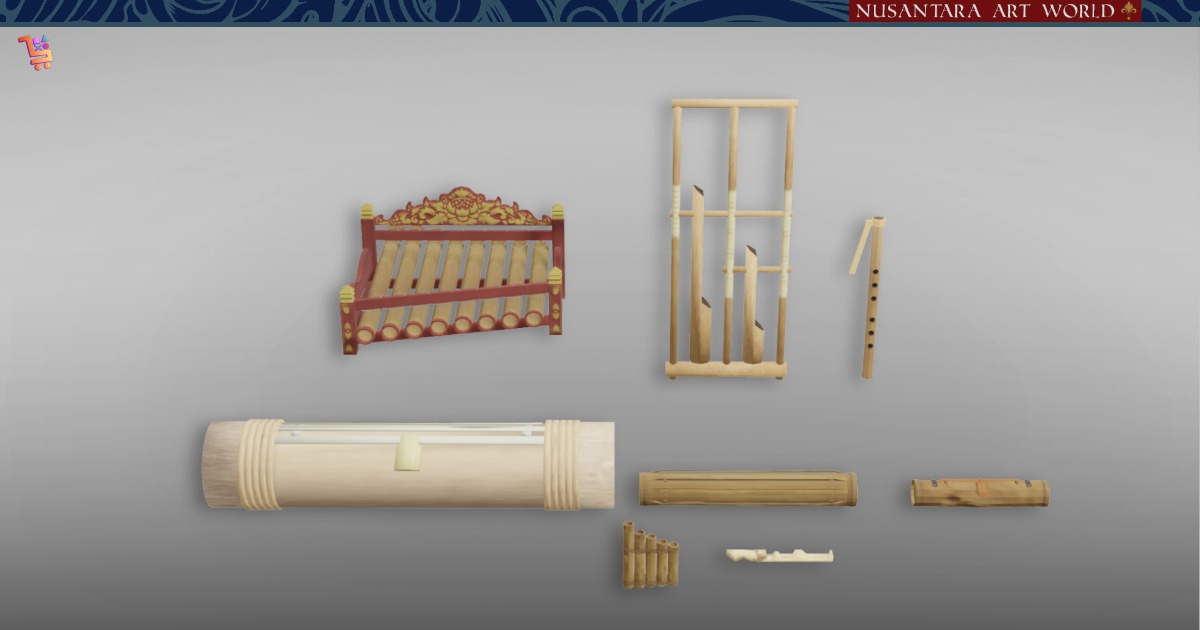 Bamboo Instrument (Starter Pack) | 3D Props | Unity Asset Store