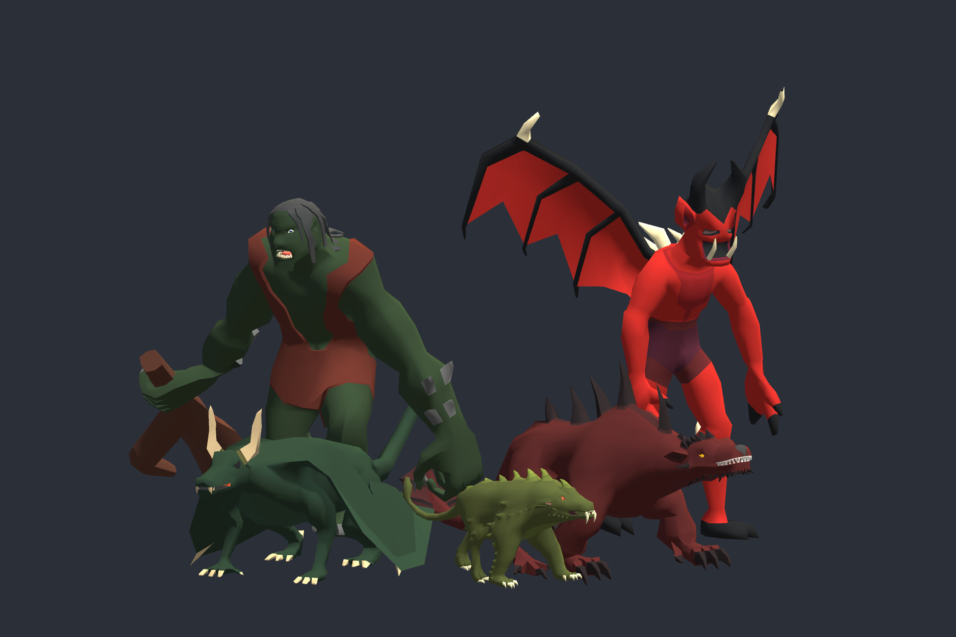 Medieval Fantasy - Monsters Bundle 1 | 3D 생물 | Unity Asset Store