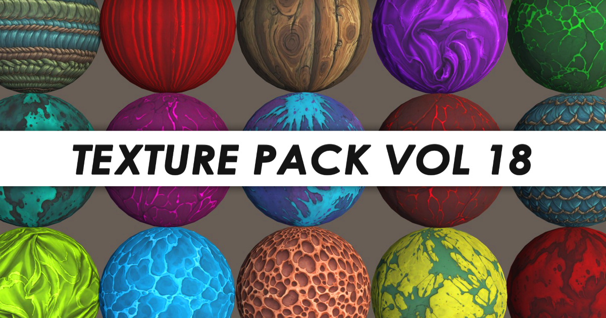 Stylized Textures - Pack Vol 18 | 2D Textures & Materials | Unity Asset ...