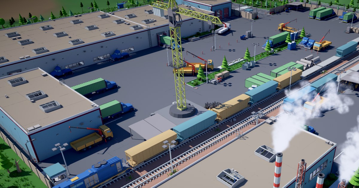 Factory Low Poly | 3D Environments | Unity Asset Store