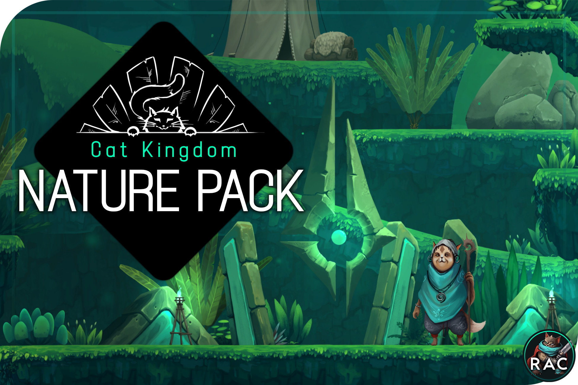 Cat Kingdom - Nature Pack | 2D Environments | Unity Asset Store