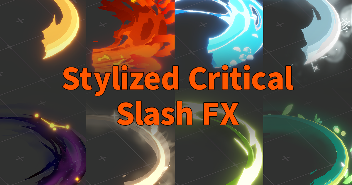 Stylized Critical Slash FX | VFX Particles | Unity Asset Store