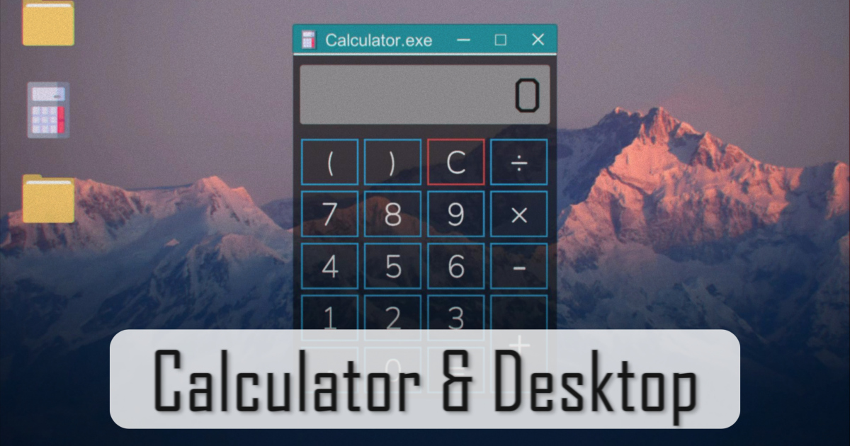 Calculator & Desktop | Systems | Unity Asset Store
