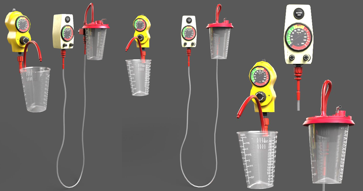 Suction Units | 3D Electronics | Unity Asset Store