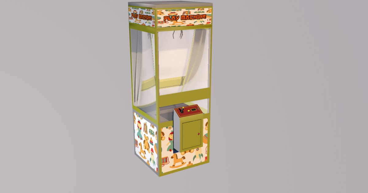 Claw Vending Machine Empty 3D | 3D Tools | Unity Asset Store
