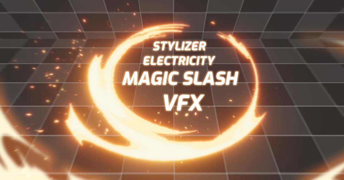 Stylized Electricity Magic Slash VFX | VFX Particles | Unity Asset Store