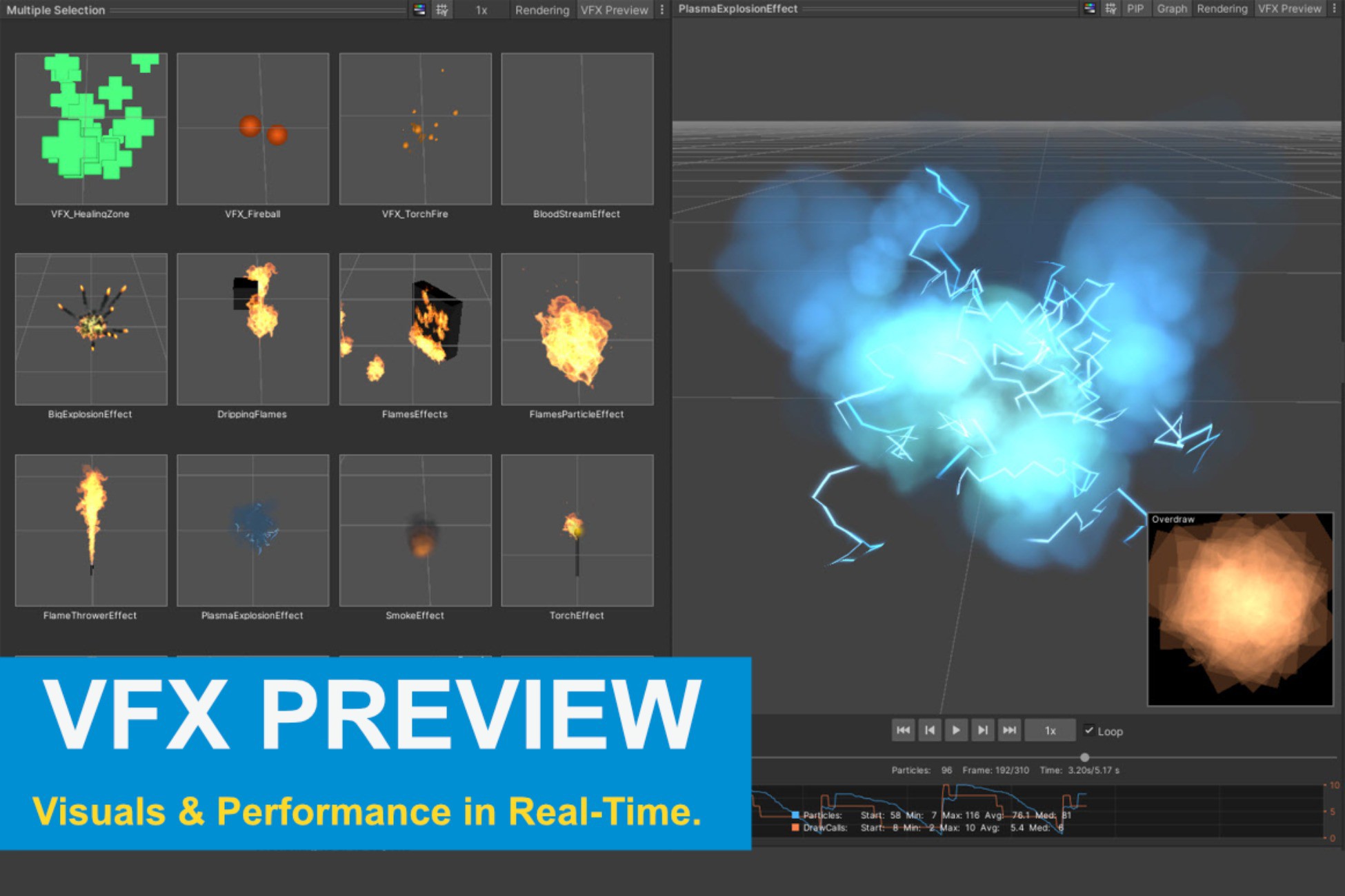 VFX Preview | Utilities Tools | Unity Asset Store