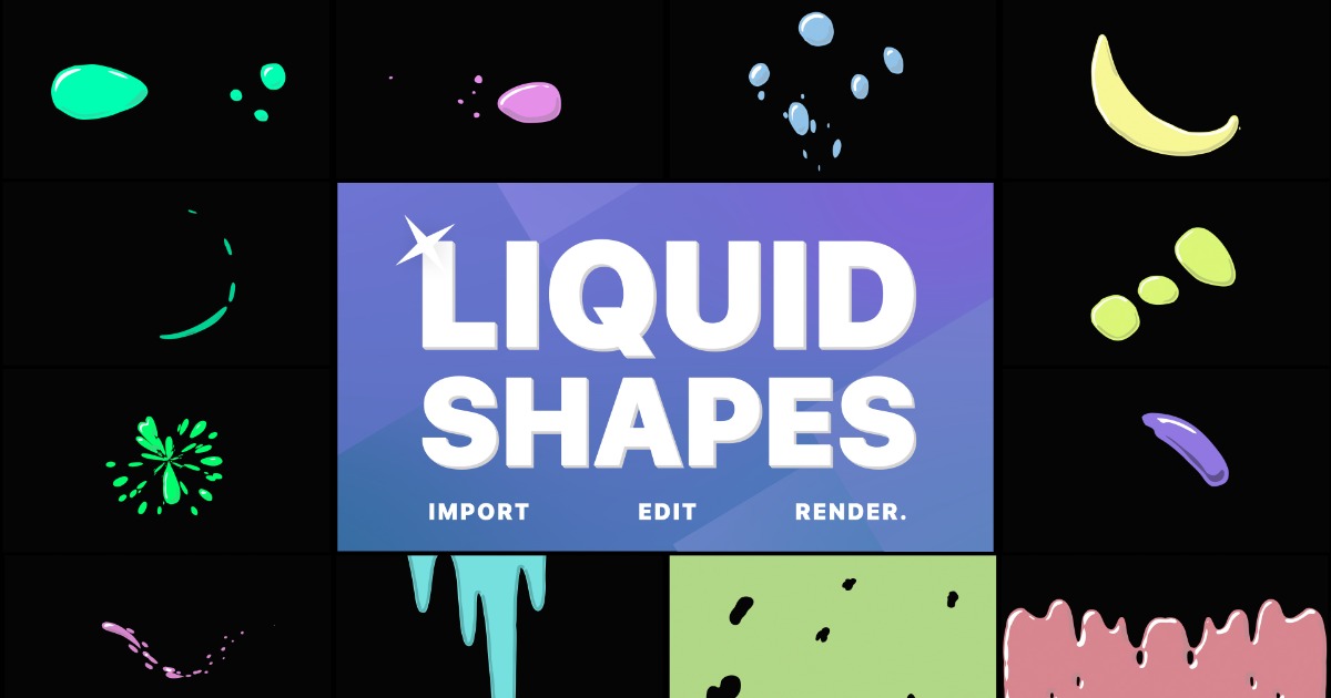 Liquid Shapes 02 | 2D Textures & Materials | Unity Asset Store