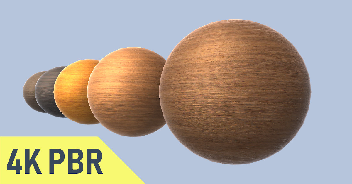 Wondrous Wood 4K PBR Material Pack | 2D Wood | Unity Asset Store
