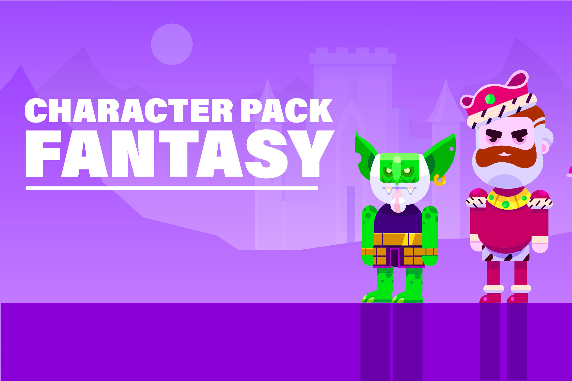 Free 2D Fantasy Characters Easy to Rig | 2D Characters | Unity Asset Store