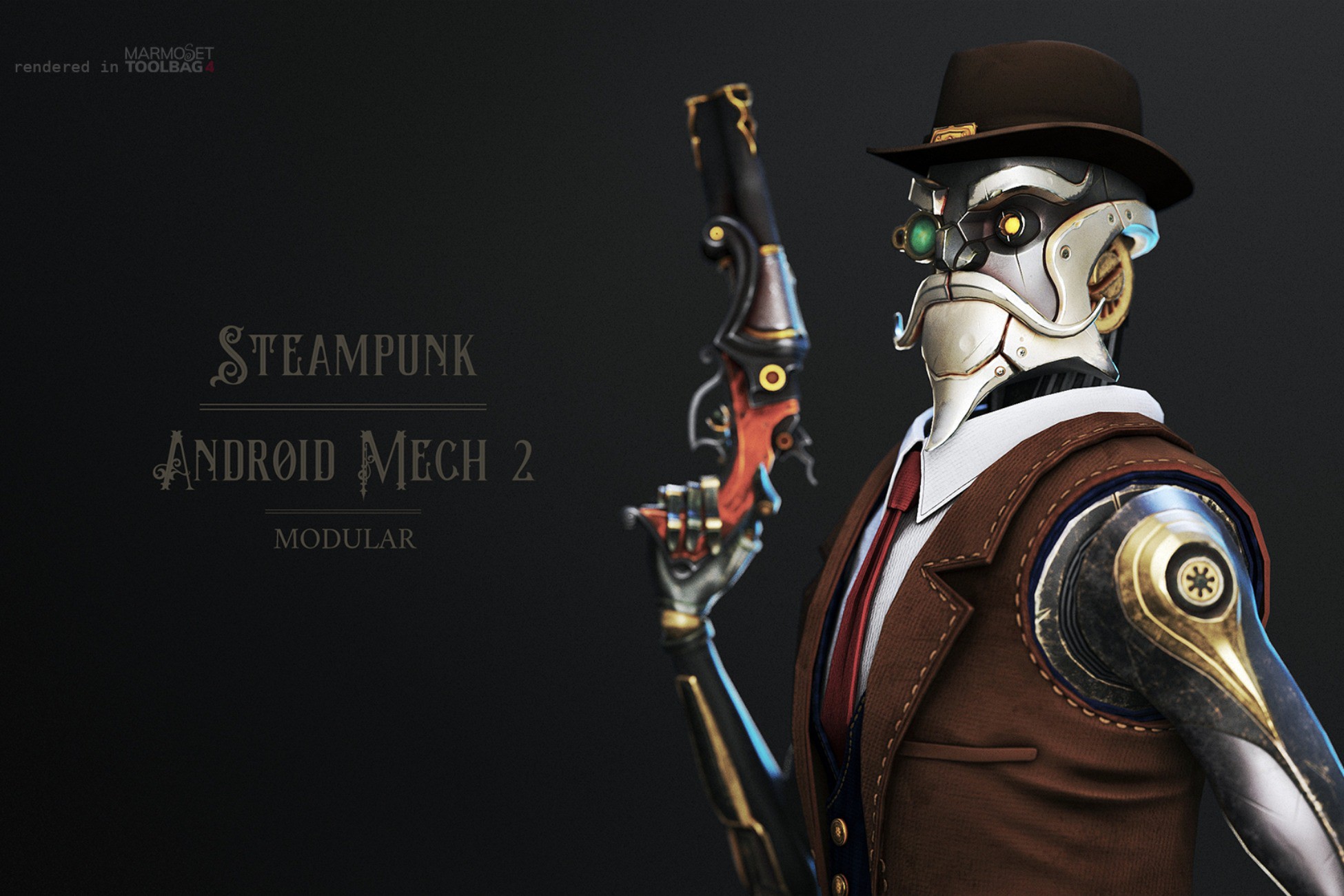 Steampunk Android 2 | 3D Robots | Unity Asset Store
