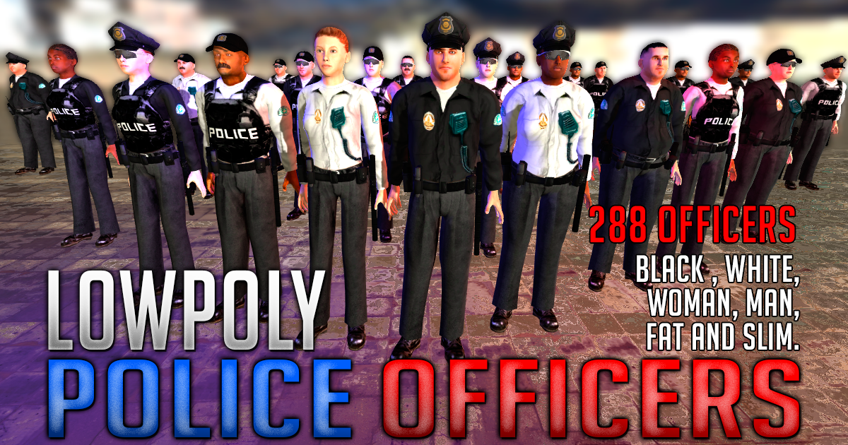 Police Officer Characters | Characters | Unity Asset Store