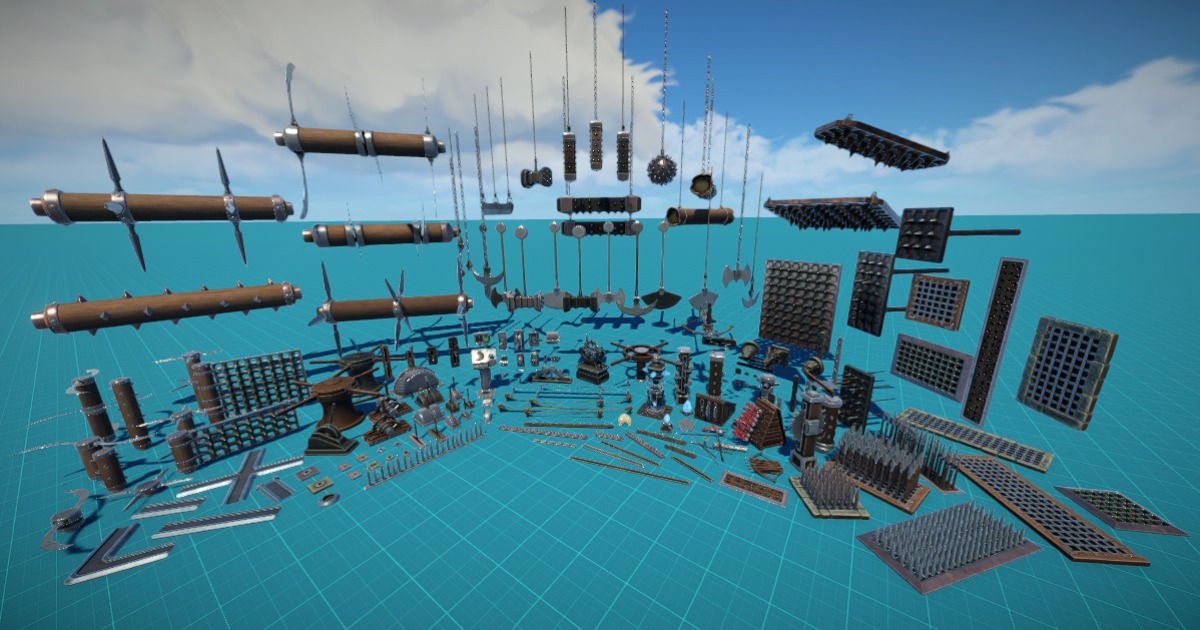Ultimate Dungeon Traps Collection | 3D Props | Unity Asset Store