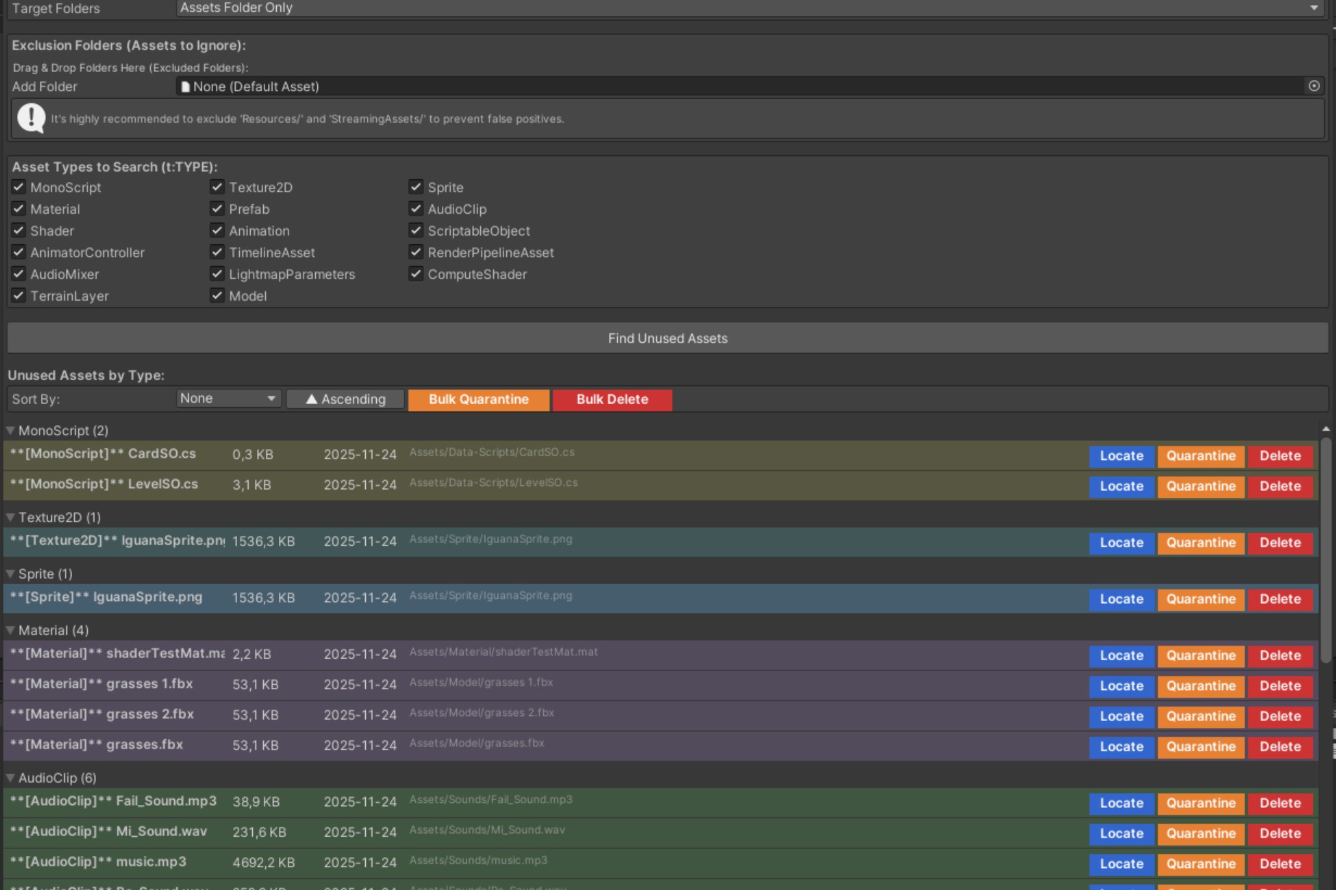 Assets Finder Master | Utilities Tools | Unity Asset Store