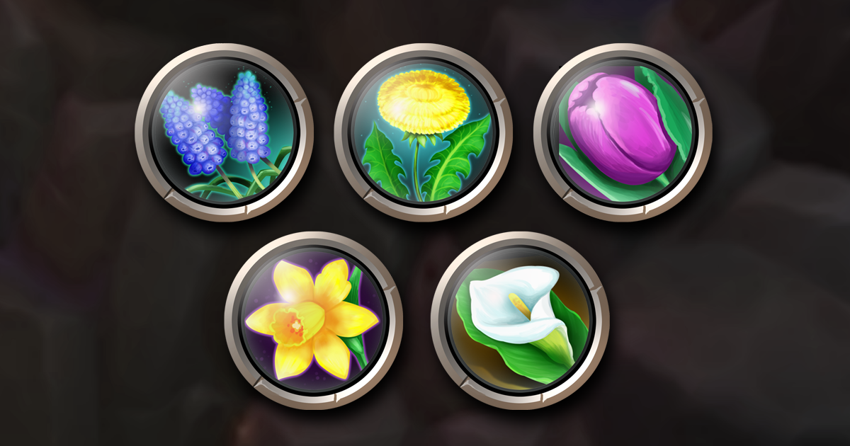 Flowers Icons | 2D Icons | Unity Asset Store