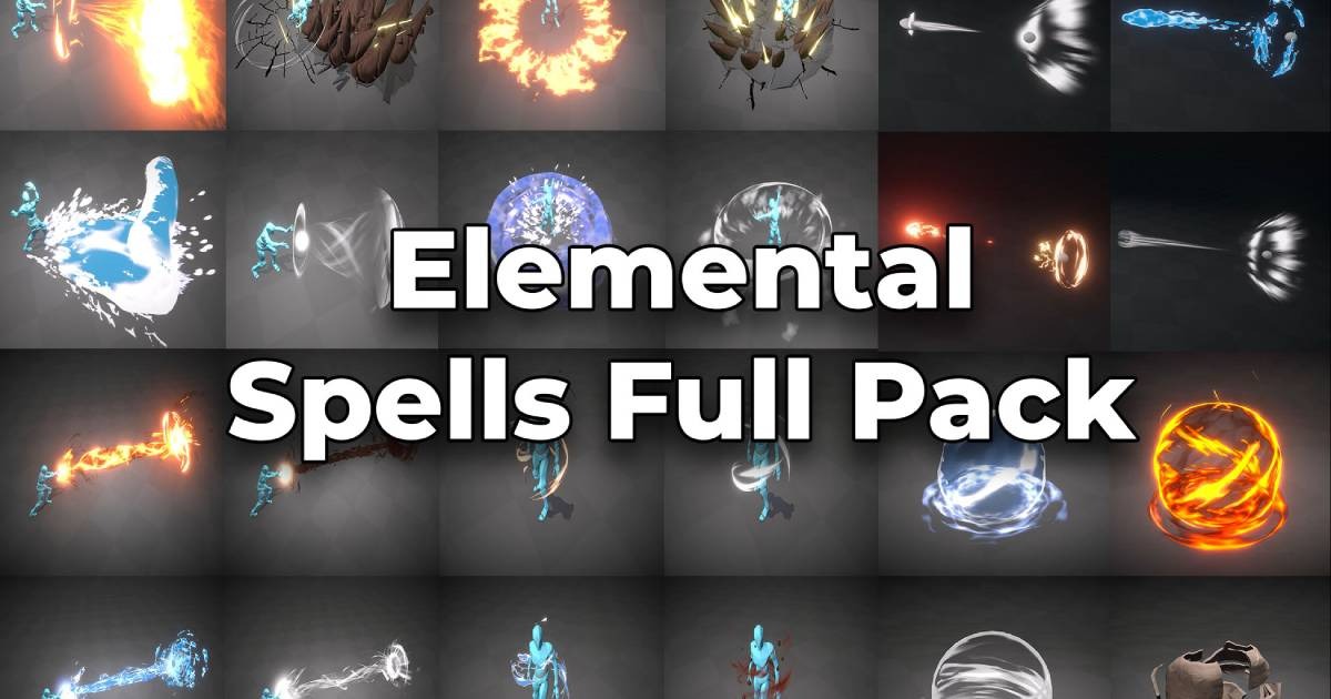 Elemental Spells Full Pack VFX | Spells | Unity Asset Store