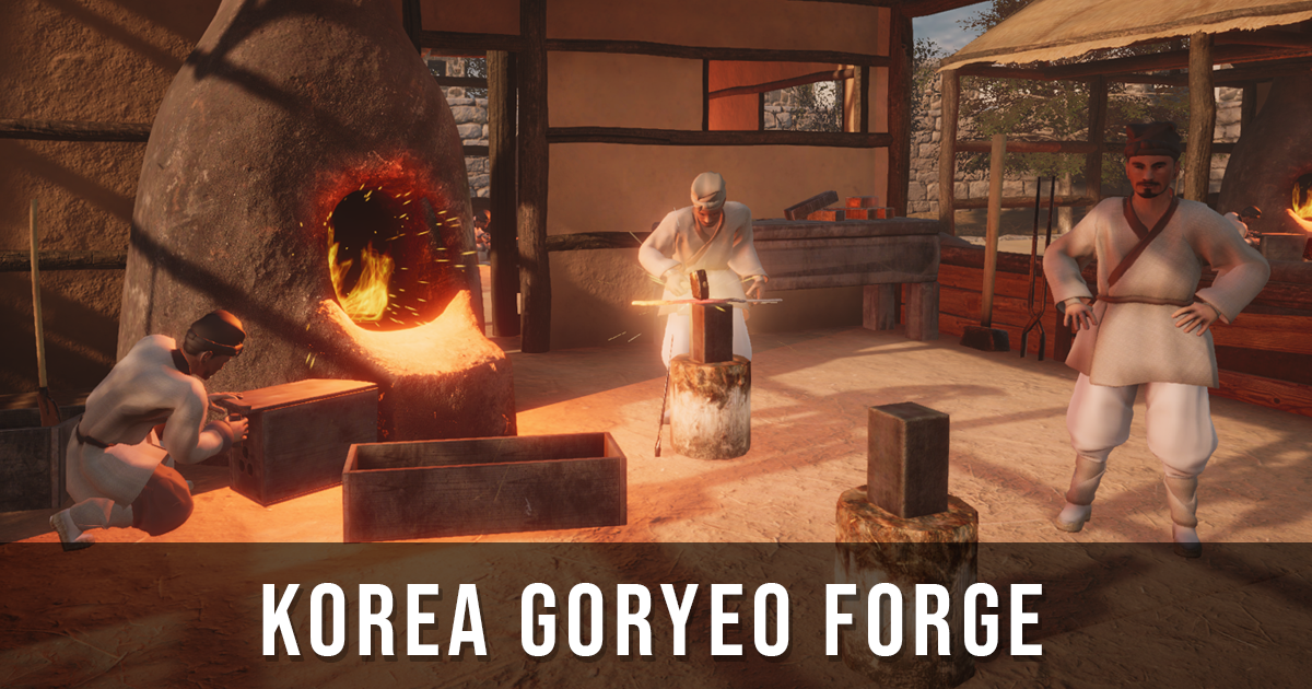 Korea Goryeo Forge | 3D Exterior | Unity Asset Store