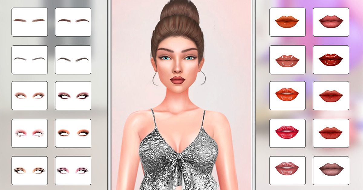 Fashion Makeover and Dressup Vol. 2 - Glam Doll 2D Assets | 2D ...