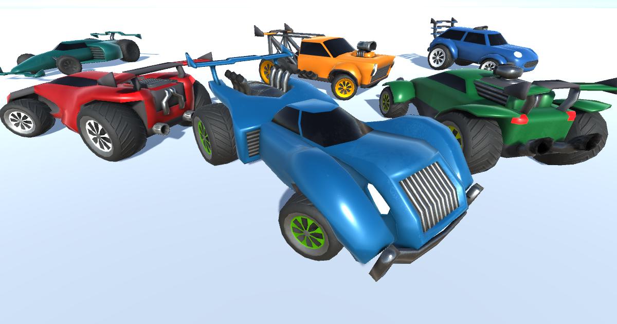 6 Cars Stunts Pack | 3D Land | Unity Asset Store