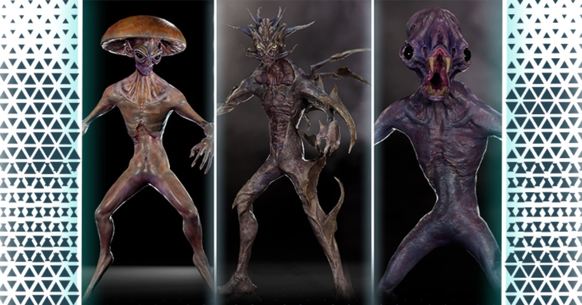 Alien Pack2 3 Characters | 3D Characters | Unity Asset Store