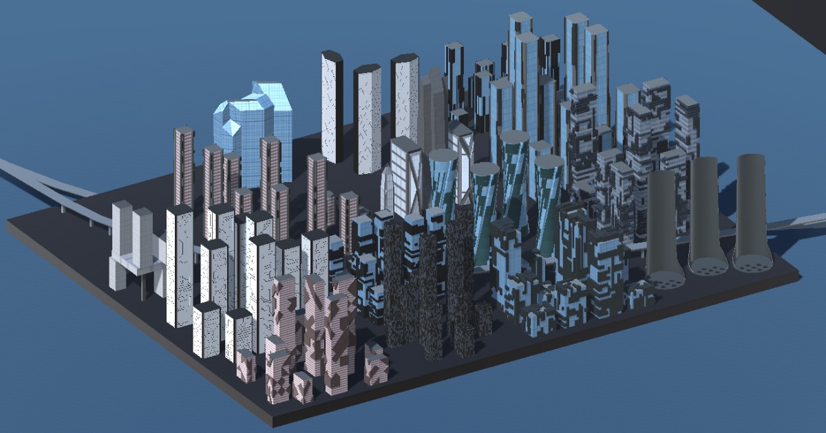 Urban Skyscrapers | 3D Urban | Unity Asset Store