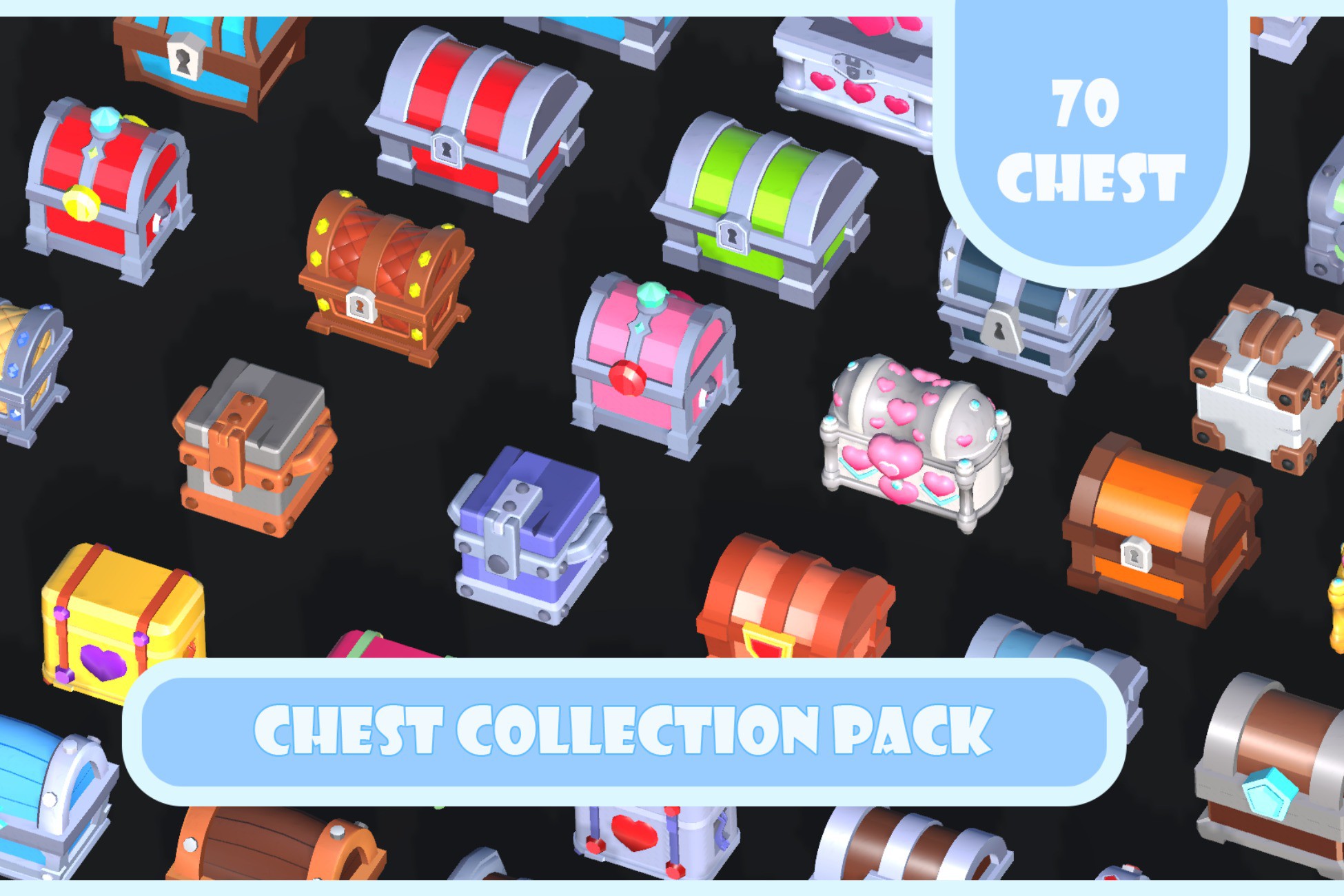 Chest Collection Pack | 3D Props | Unity Asset Store