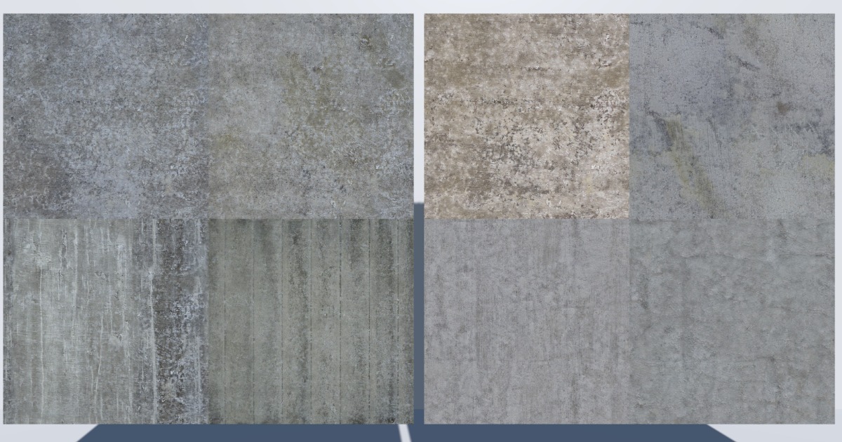 Old concrete textures pack 1 | 2D Concrete | Unity Asset Store